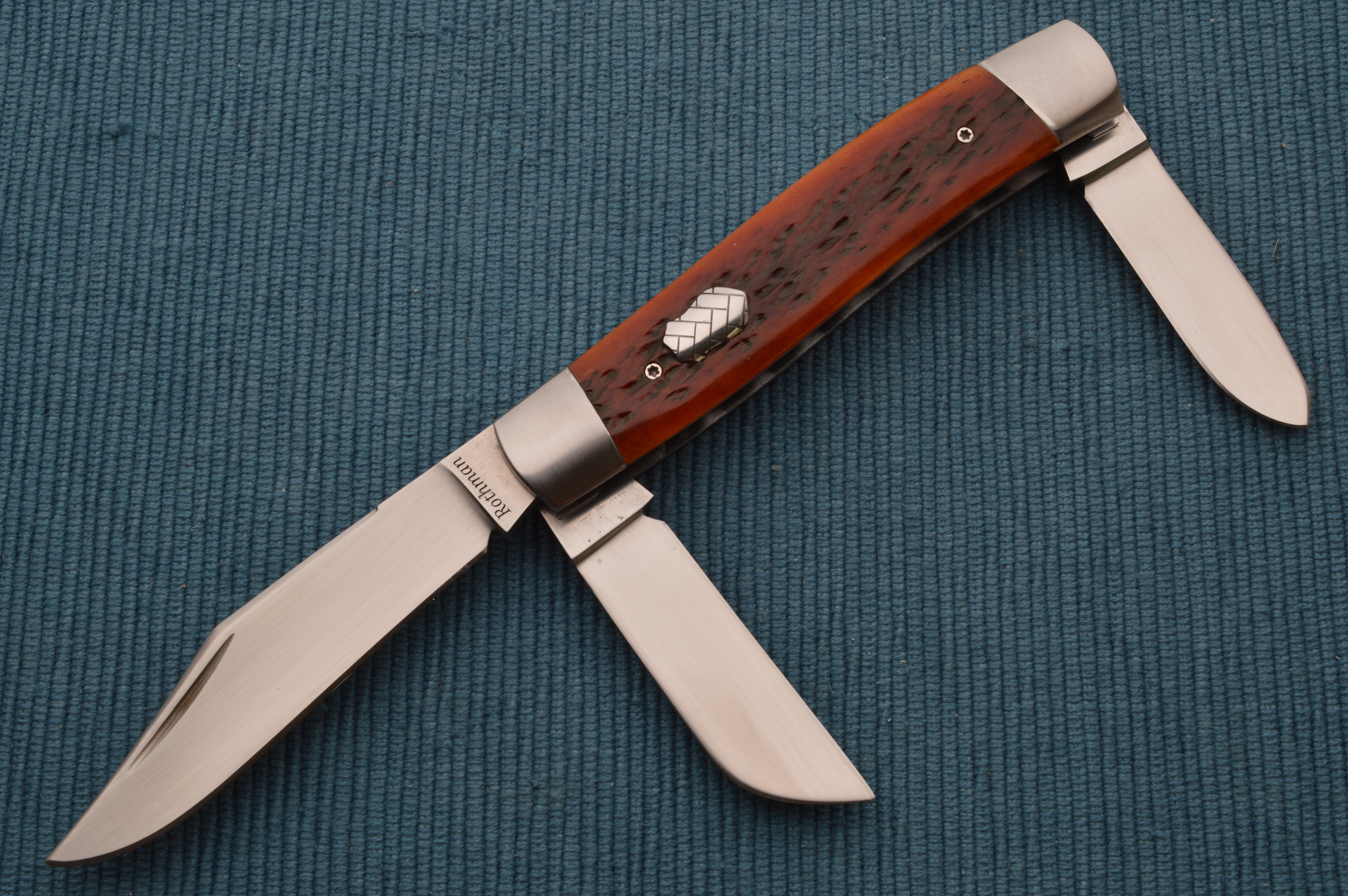 Mike Rothman 3-Blade Medium Stockman Slip-Joint Folding Knife – Windy ...