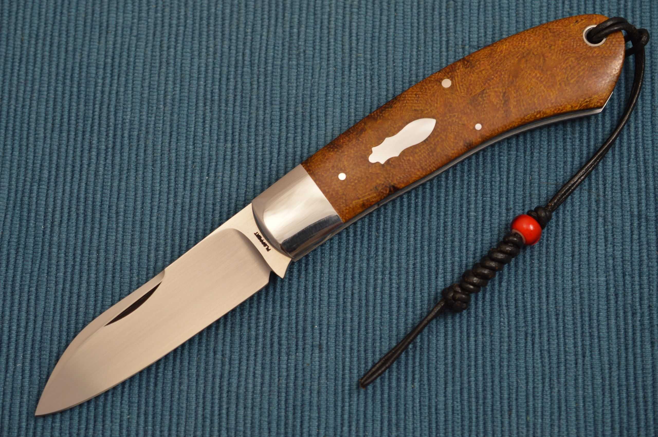 Tom Ploppert DINO, Original Antique Brown Rag Micarta Scales (SOLD ...