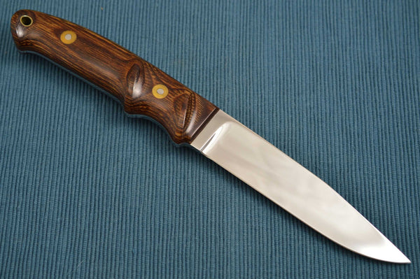Bob Loveless-Steve Johnson Caper Hunting Knife #772, Leather Sheath (S ...