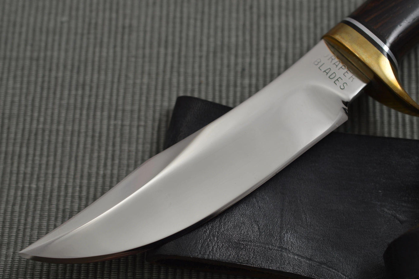 Harvey Draper "Karl Hunt" Hunting Knife and Tooled Leather Sheath (SOL ...