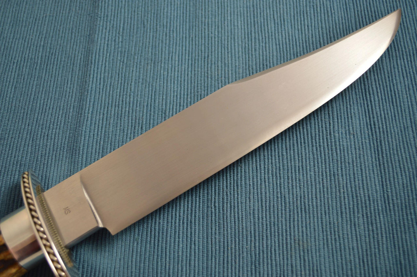 Joe Flournoy M.S. Stag Handle Bowie, Sterling Silver Fittings – Windy ...