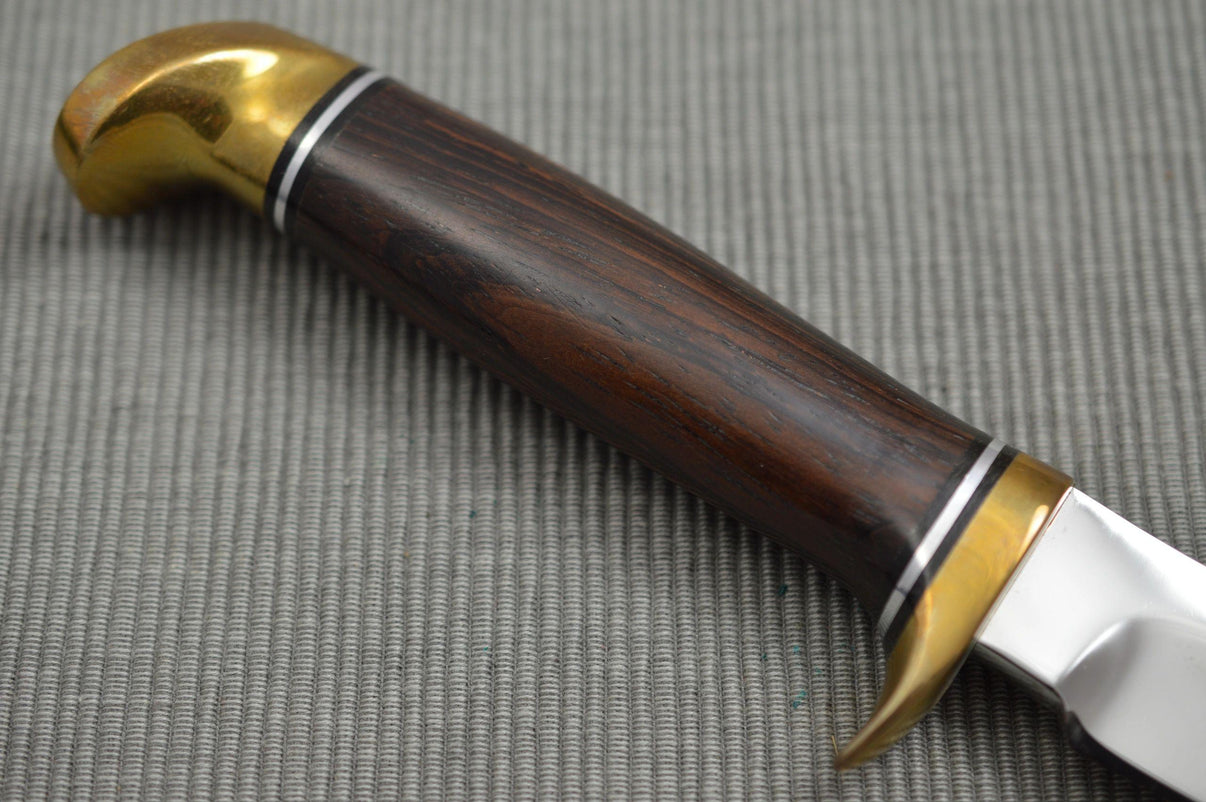 Harvey Draper "Karl Hunt" Hunting Knife and Tooled Leather Sheath (SOL ...